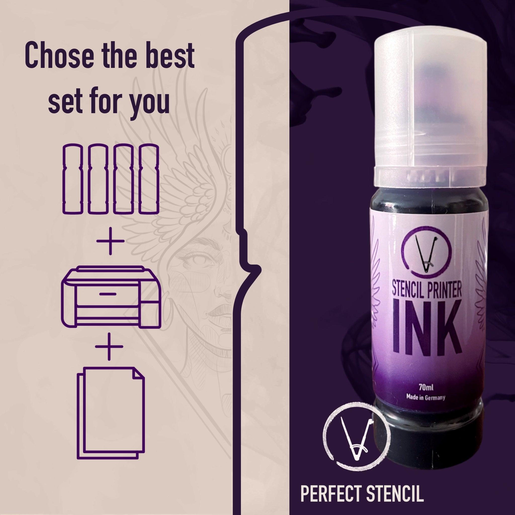 Stencil Ink - Classic 280ml – Perfect Stencil